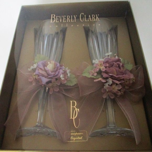 BEVERLY CLARK COLLECTIONS | Dining | Beverly Clark Collections English Garden Glasses | Poshmark